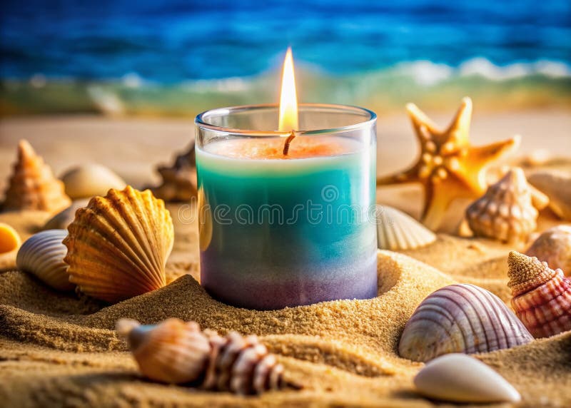 Create Stunning BeachThemed Candles a Seashell Sand Candle Making ...