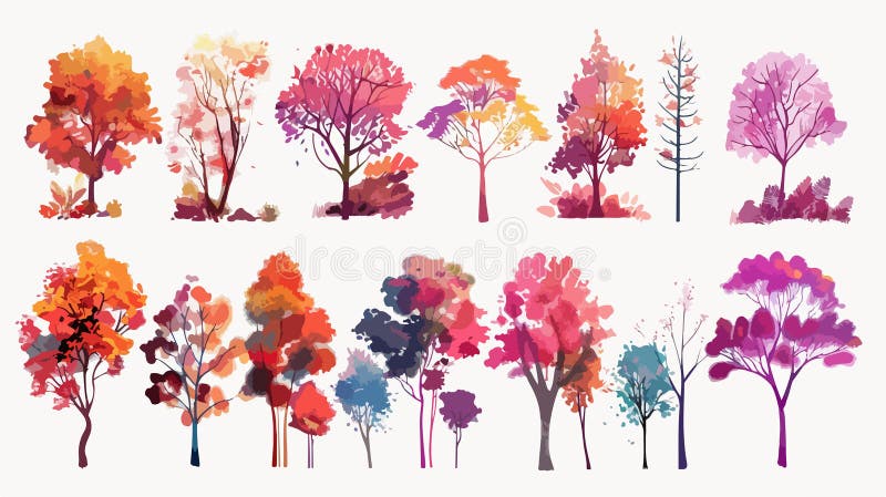 Create Stunning Designs with Modern Tree Silhouettes - Ideal for ...