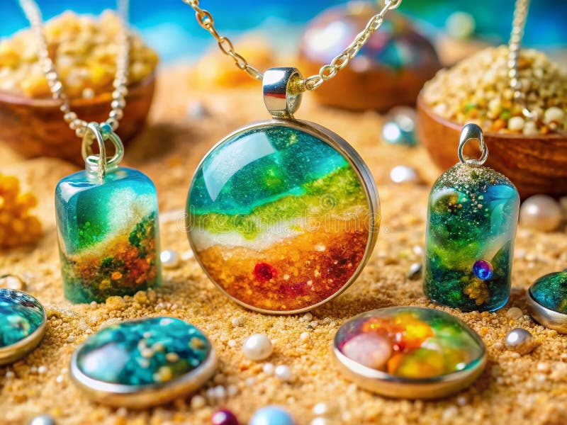 Create Stunning SandInfused Resin Jewelry a StepbyStep DIY Craft ...