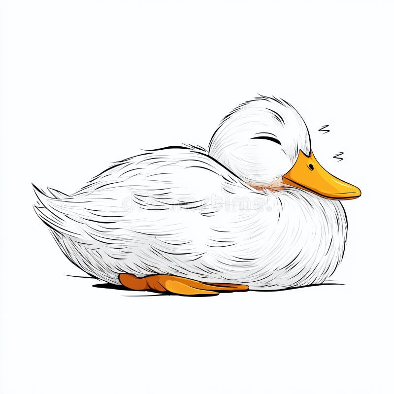 Create Stunning Sleepy Duck Illustrations Expert Visual Prompt ...