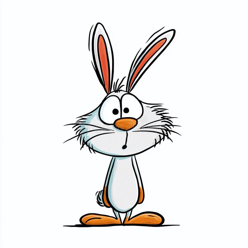 Scared Rabbit Stock Illustrations – 496 Scared Rabbit Stock ...