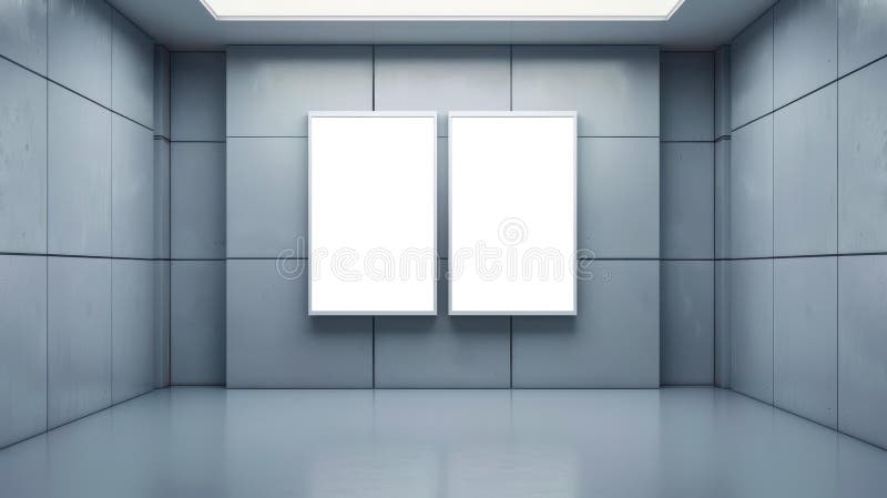 Create Stunning Visuals with this Mockup of Vertical Poster Media ...