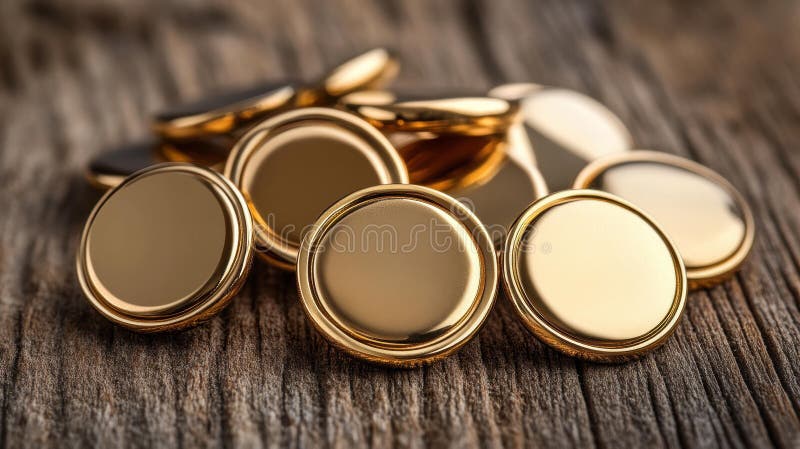 Create Stunning Visuals with this Round Pin Badge Mockup. Perfect for ...