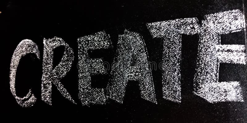 Create Text Presented on Chalkboard Handwritten Text Form Stock Image ...