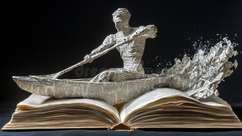 Create an Ultra Highly Detailed and Realistic Sculpture of a Rowing ...