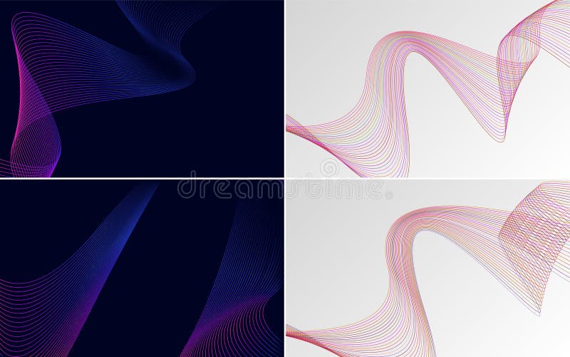 Create a Unique Look with this Set of 4 Vector Geometric Backgrounds ...