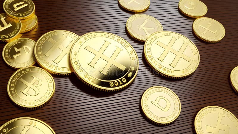 Create Various Types of Gold Coins Using Artificial Intelligence Stock ...