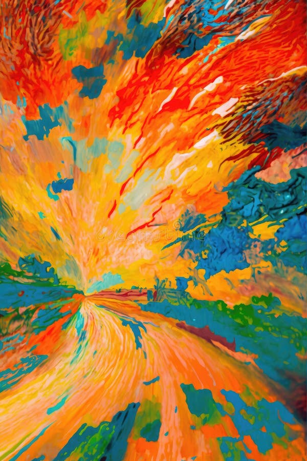 Beautiful Colorful Abstract Background, Colors Vibrant and Dynamic ...