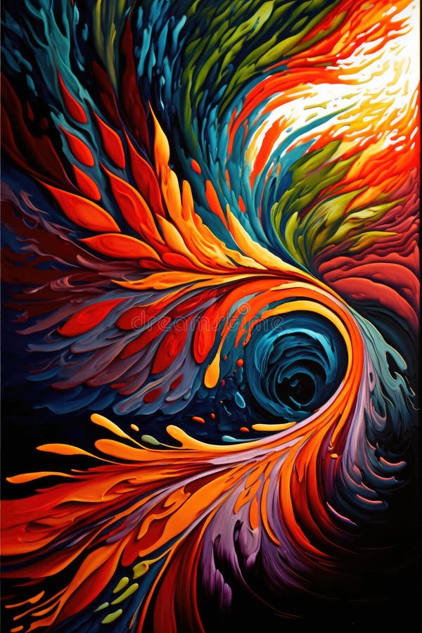 Beautiful Colorful Abstract Background, Colors Vibrant and Dynamic ...