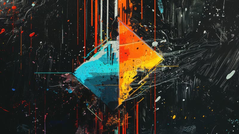 Create Vibrant and Modern Abstract Urban Reflections Using Bold Colors ...