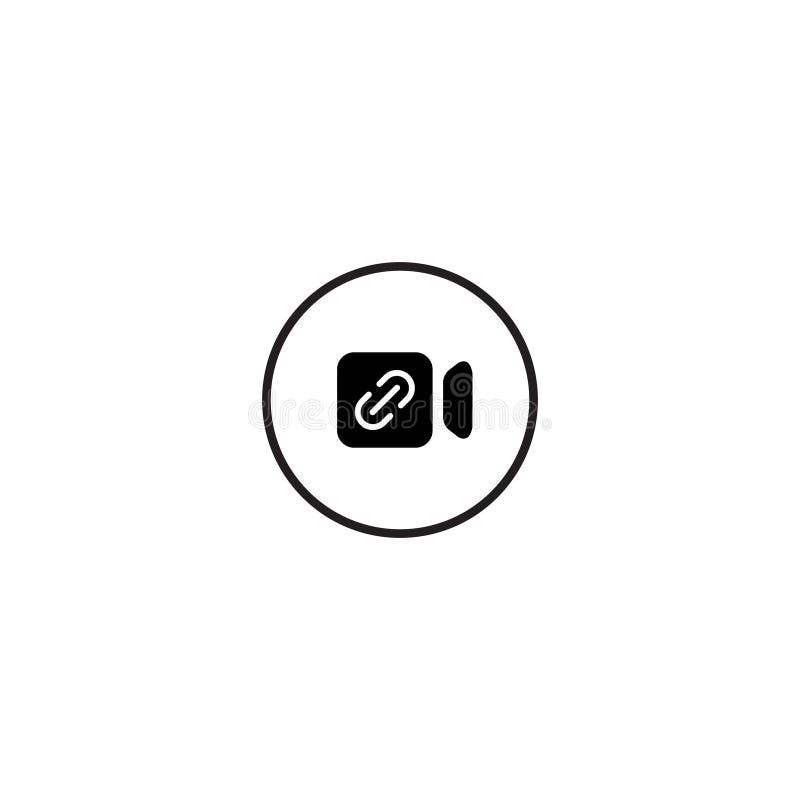 Create Room Icon Vector in Flat Design Style. Add Video Streaming ...