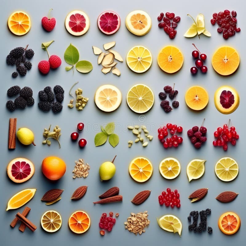 Create a Visually Appealing Collage of Different Types of Dried Fruits ...