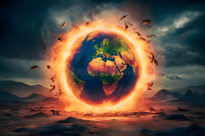 Create a Vivid Visual Representation of a Dystopian Future Where the ...