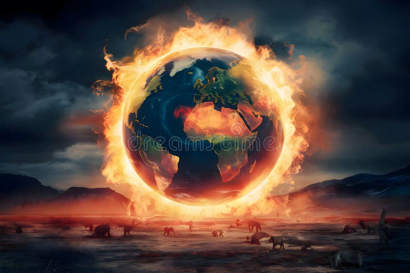 Create a Vivid Visual Representation of a Dystopian Future Where the ...