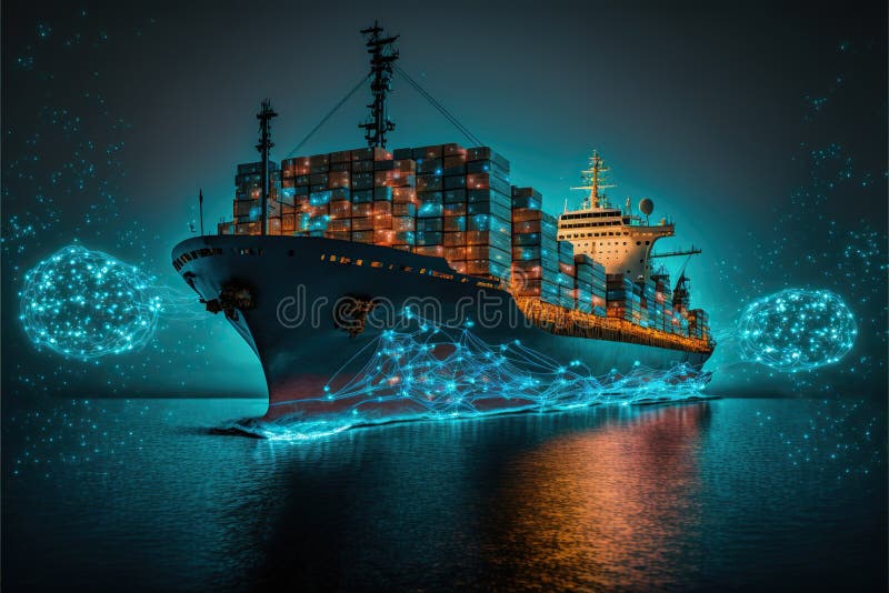 Digitalization Ship Stock Illustrations – 15 Digitalization Ship Stock ...