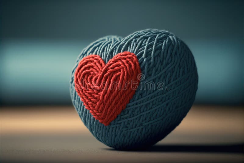Yarn Wool Heart Shape Symbol Stock Illustrations – 190 Yarn Wool Heart ...