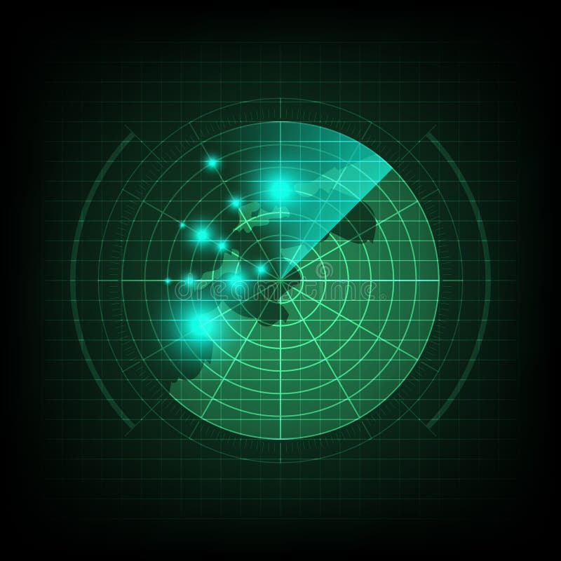 Air Navigation Radar Tower Doodle Icon Hand Drawn Illustration Stock ...