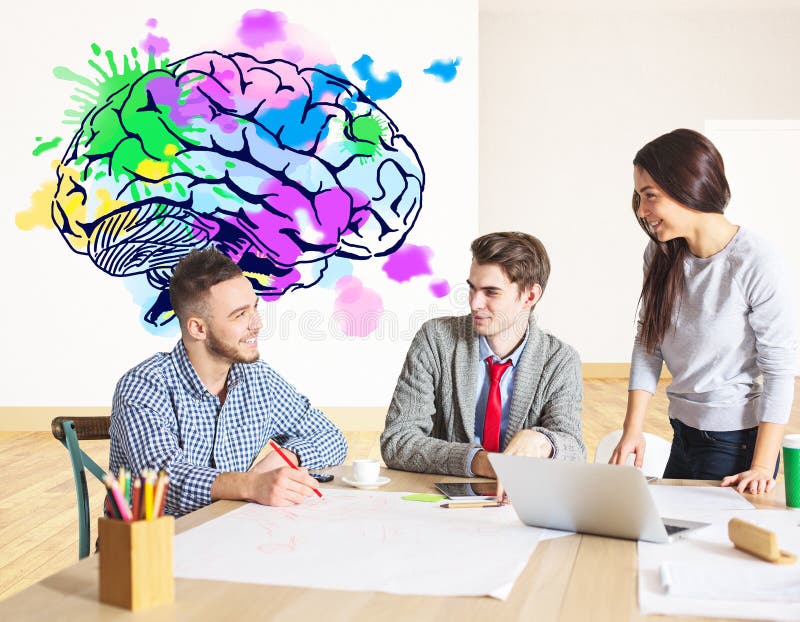 Creatief Het Denken Concept Stock Afbeelding - Image of mensen ...