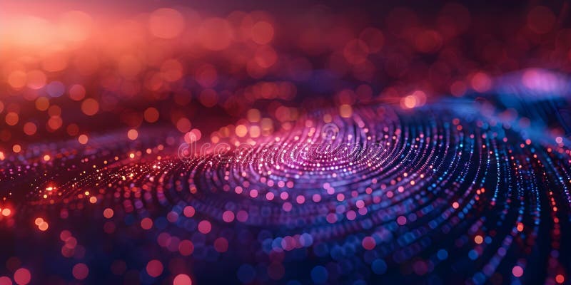 Creating an Abstract Background in a High-Tech Style with a Futuristic ...