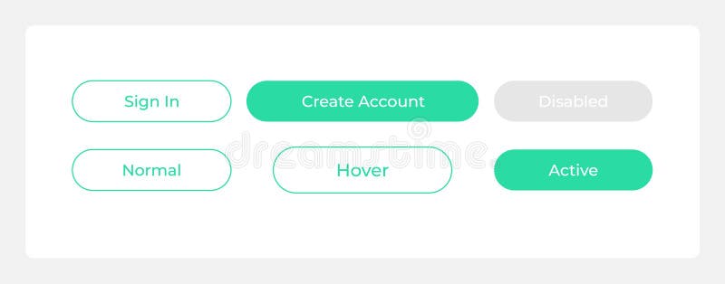 Creating Account UI Elements Kit Stock Vector - Illustration of ... Creating Account UI Elements Kit Stock Vector - Illustration of ...