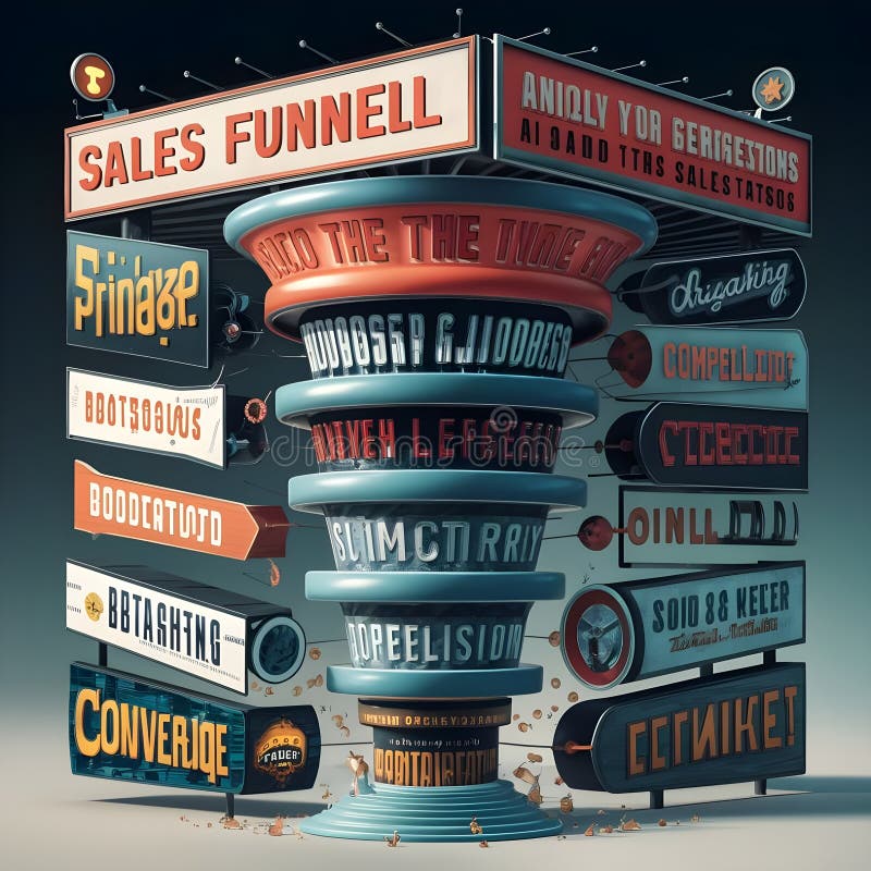 Creating Ads for Different Stages of the Sales Funnel Stock Photo ...