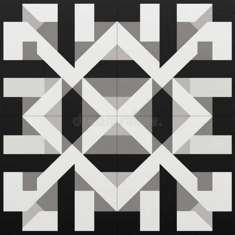 Creating Alternating Black and White Twill Weave Patterns Grids Stock ...