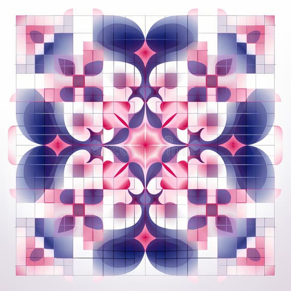 Creating Alternating Color Squares Grid Pattern in Damask Design Stock ...