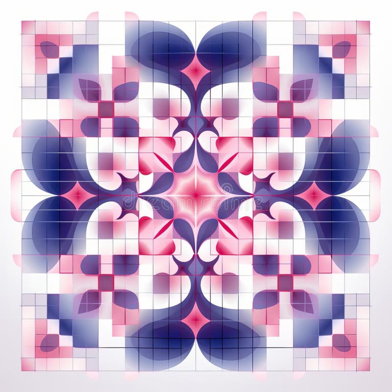 Creating Alternating Color Squares Grid Pattern in Damask Design Stock ...