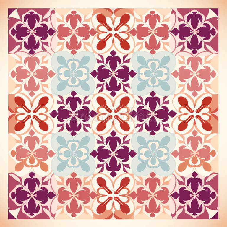 Creating Alternating Color Squares in a Grid Pattern Damask Stock ...