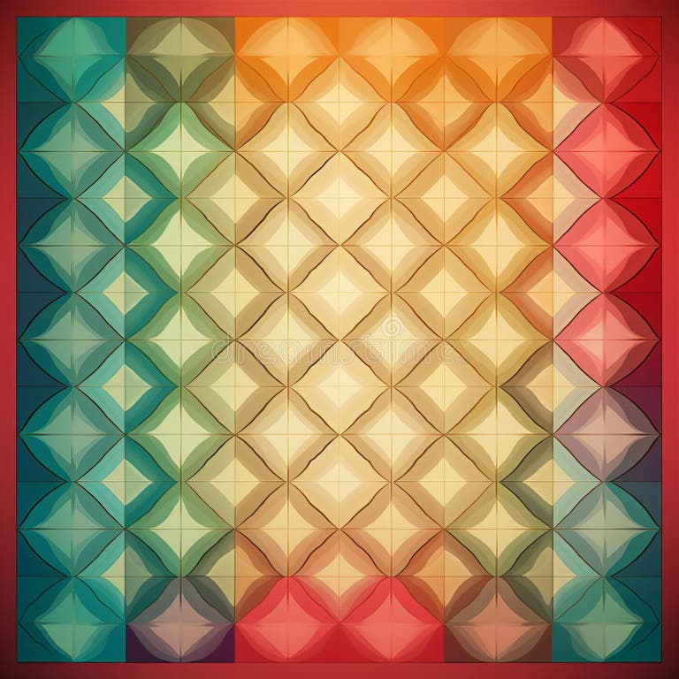 Creating Alternating Color Squares in a Grid Pattern Design Stock ...