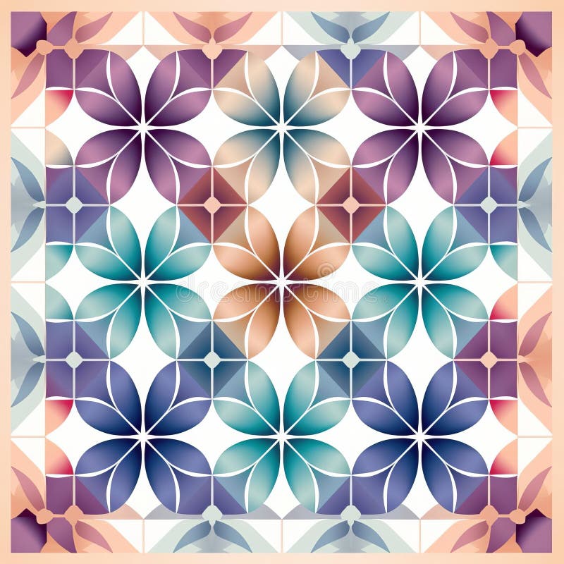 Creating Alternating Color Squares in a Grid Pattern Design Stock ...