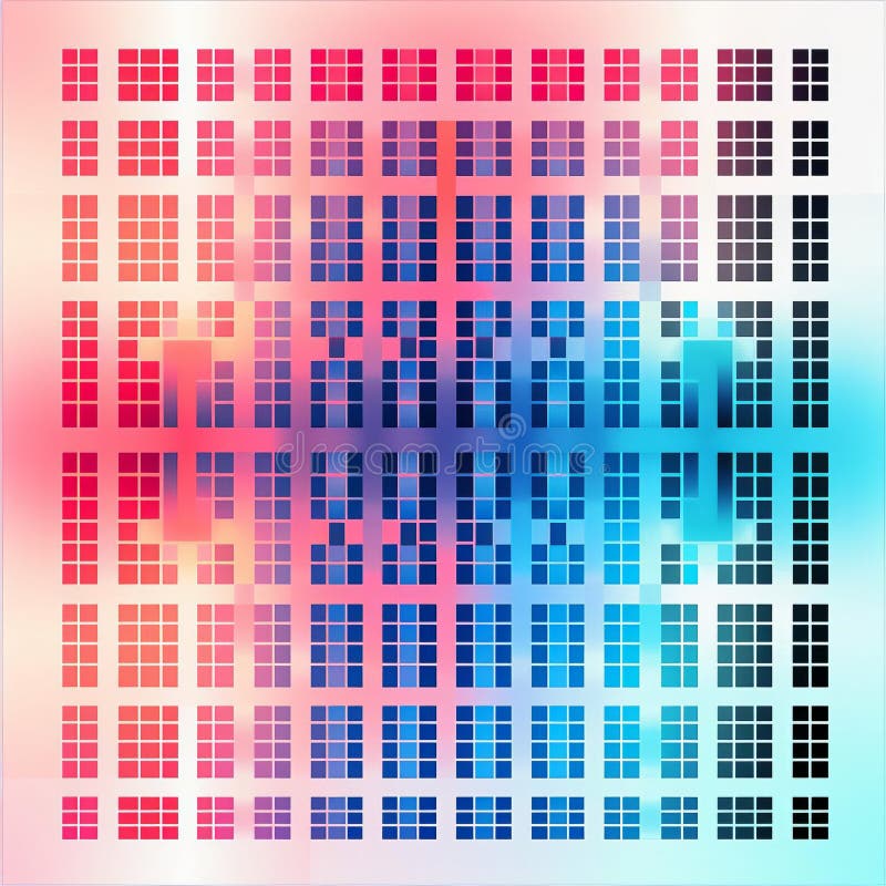 Creating Alternating Color Squares in a Grid Pattern Design Stock ...