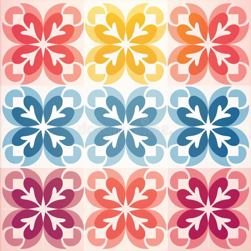 Creating Alternating Color Squares Grid Pattern Design Tutorial Stock ...