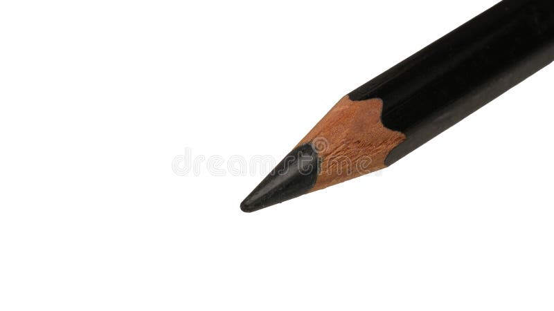 Creating Art with a Sharp Black Pencil in Hand Stock Photo - Image of ...
