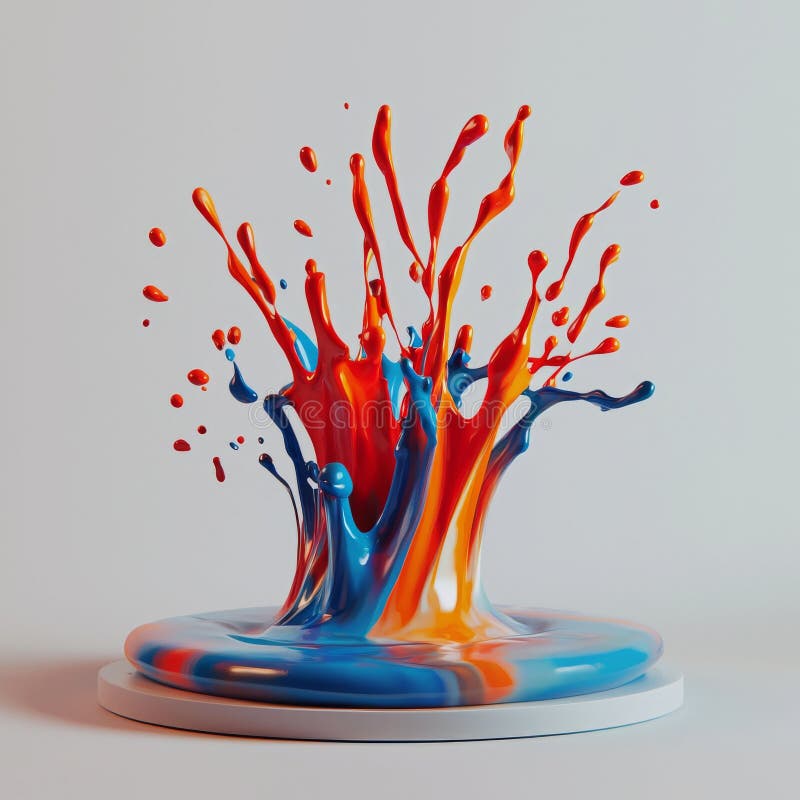 Creating an Artistic and Dynamic Visual Effect with a Splash of ...