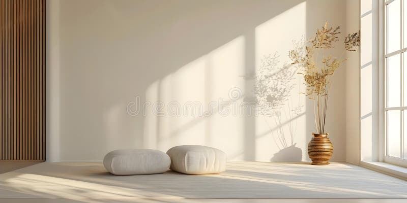 Creating Calm: Guided Meditation with Visual Mindfulness AI. Concept ...