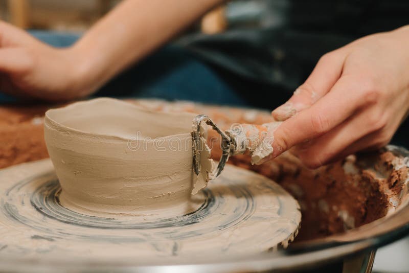 Creating Ceramic Earthenware Manufacturing Artisan Forms Clay Pot ...
