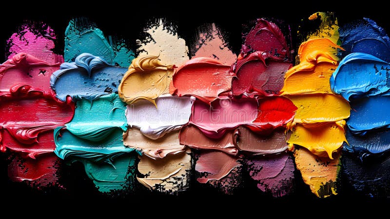 Creating a Color Mixture Hierarchy Stock Image - Image of concept ...