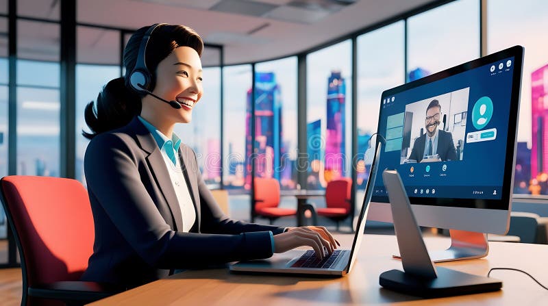 Creating a 3D Visualization of a Call Center Representative Environment ...