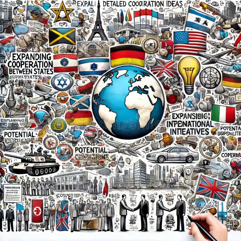 Creating Detailed Illustration Ideas Around the Theme of Expandi Stock ...