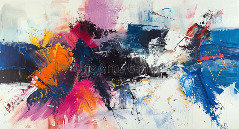 Vibrant Abstract Background Featuring a Swirling Mix of Bright Colors ...