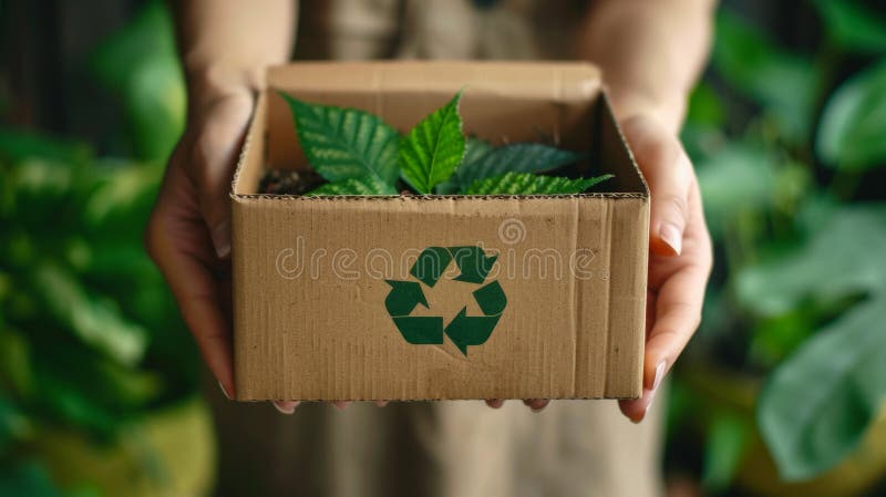 Creating Eco-friendly Cardboard Boxes with Recyclable Symbols for ...