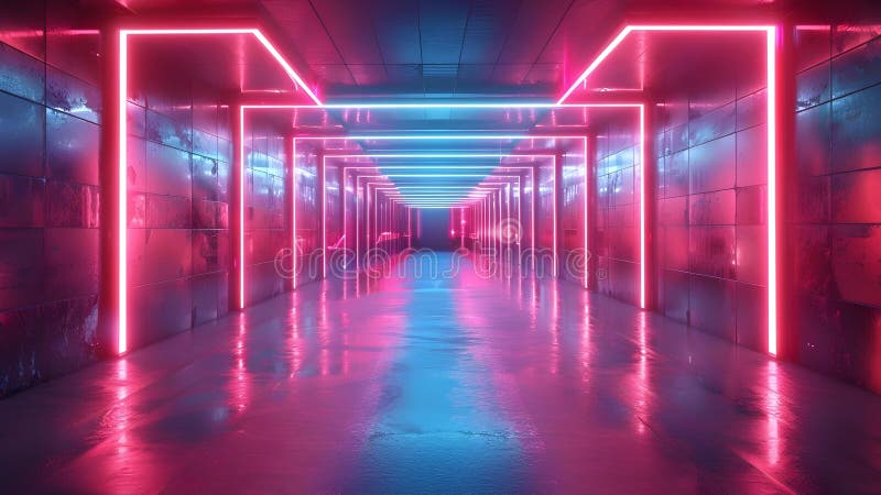 Creating a Futuristic D Rendering with Neon Lights Cyber Theme and ...