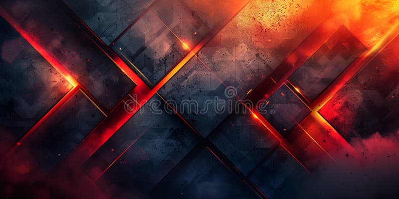 Creating Geometric Fire Pattern with Fiery Highlights for Dynamic ...