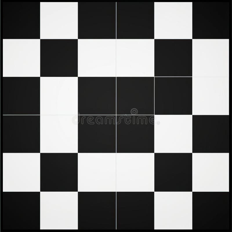 Creating a 4x4 Grid with Alternating Black and White Squares Stock ...