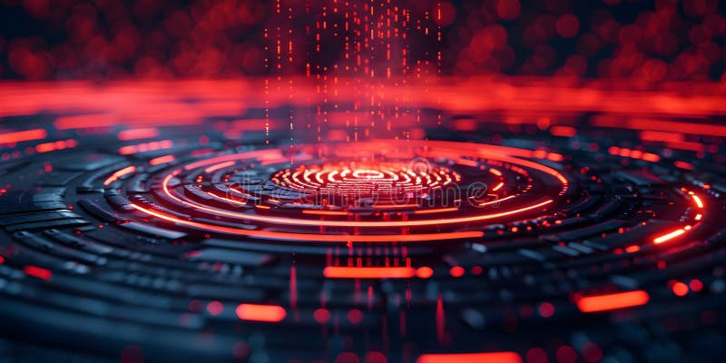 Creating a High-tech Abstract Background with a Futuristic Digital ...