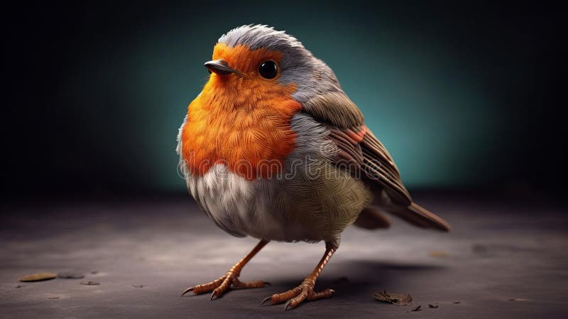 Creating a Hyper-realistic European Robin Character with Comical ...