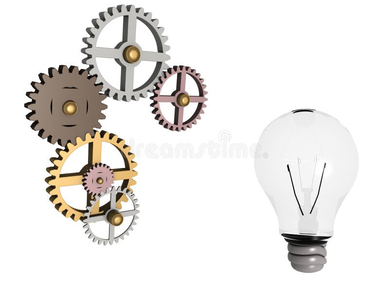 Creating Ideas stock illustration. Illustration of process - 7827364