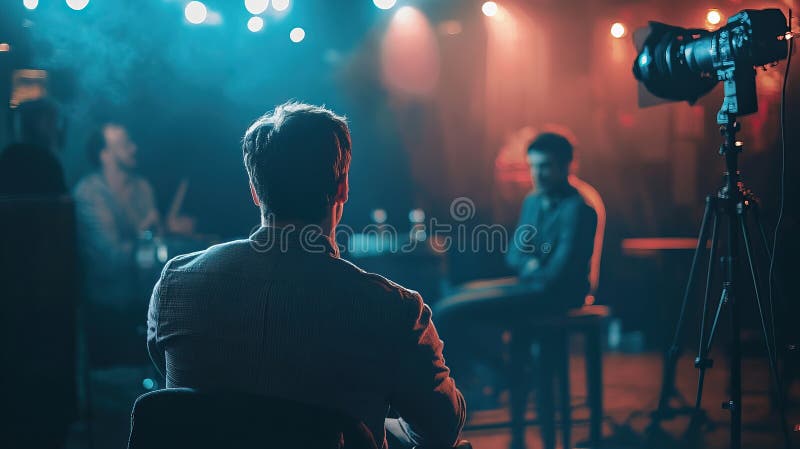 Creating an Intimate Interview Setup with Dramatic Lighting and ...