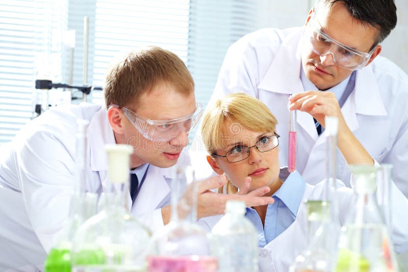 Creating medicine stock photo. Image of group, biochemistry - 22576896